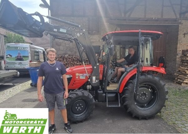 Kompakttraktor Branson TYM 6225C Kundenübergabe | Werth Motorgeräte