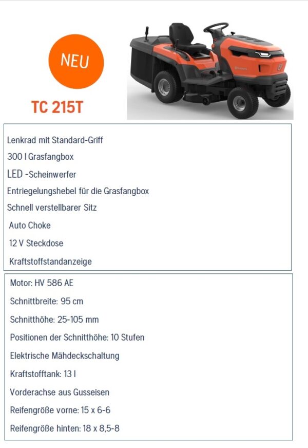 Husqvarna Technische Daten